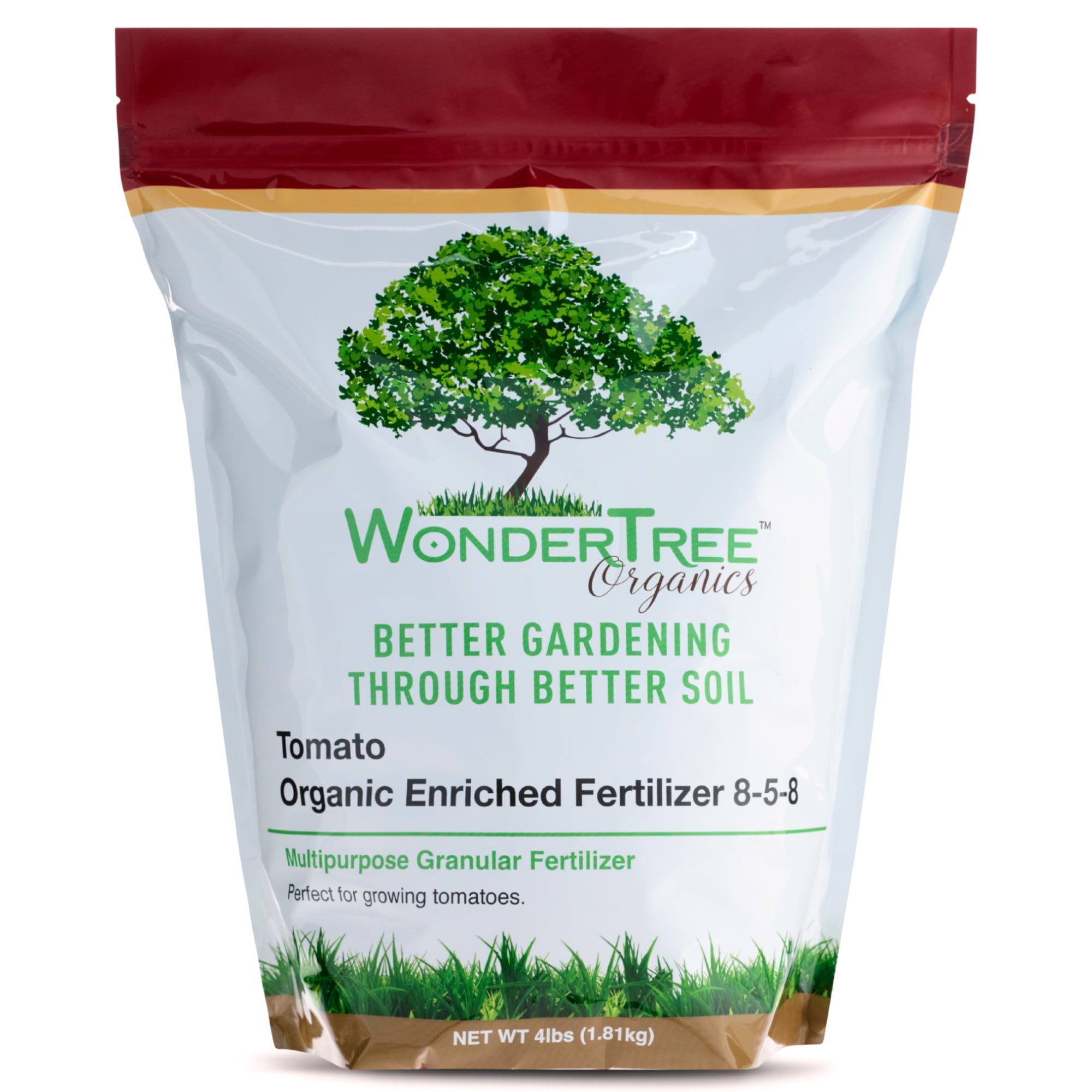 WonderTree Organics Organic Tomato Enriched Fertilizer, Premium Plant Food for Healthy Tomato ...