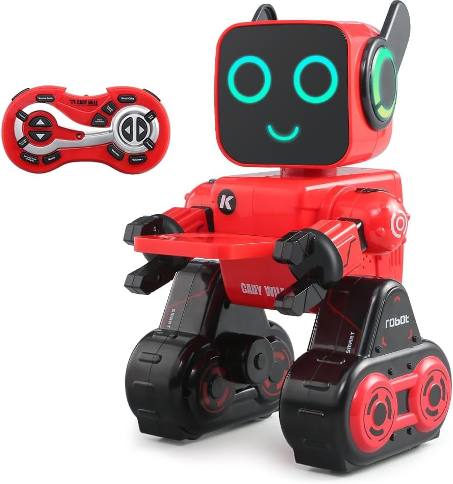 WonderTrove Remote Control Toy Smart Robot for Kids, RC Programmable ...