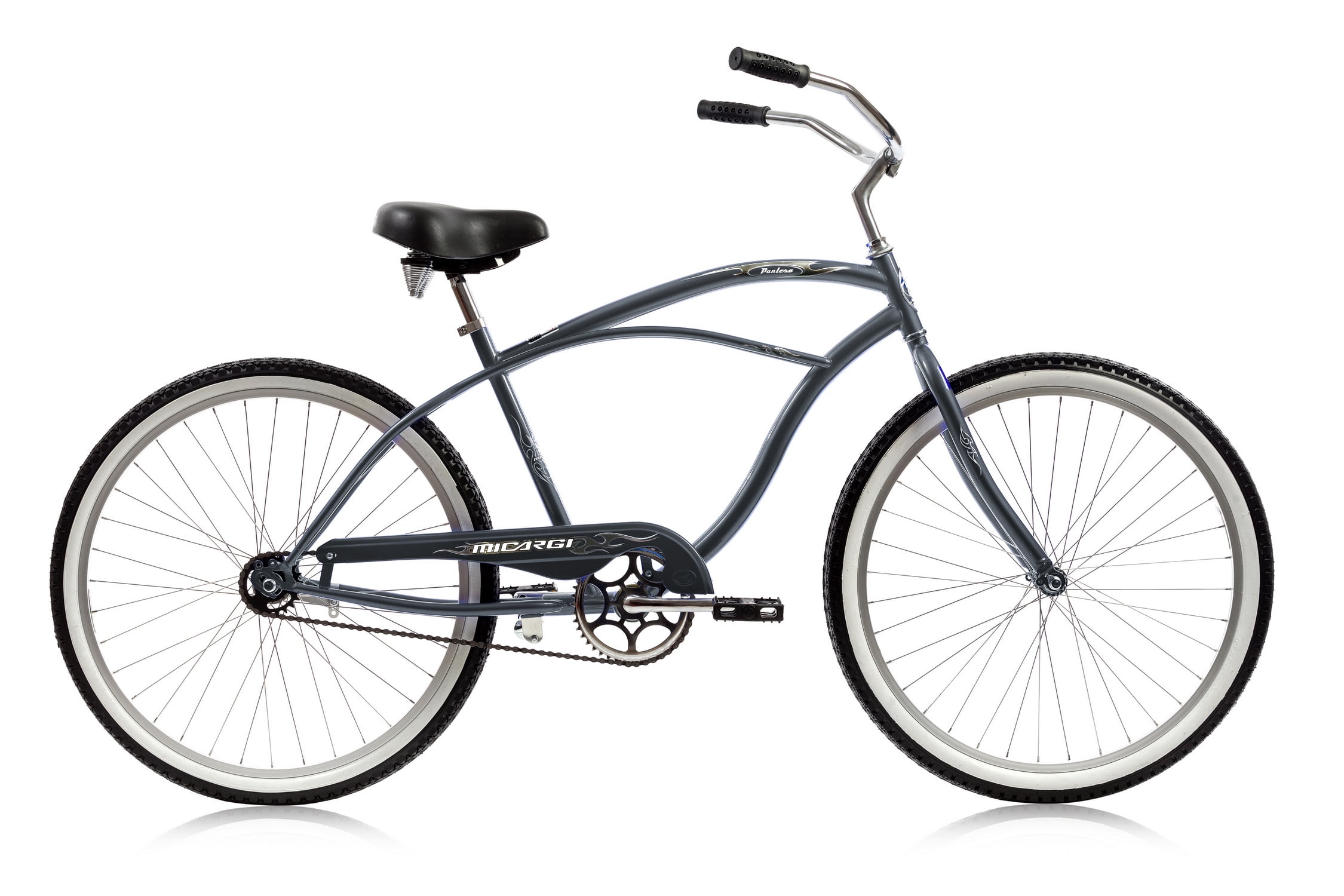 WonderWheels 26" Beach Cruiser Coaster Brake Single Speed Stainless ...
