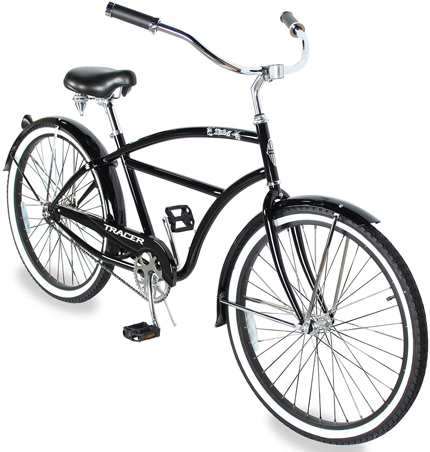 WonderWheels 26" Beach Cruiser Coaster Brake Stainless Steel Spokes One ...