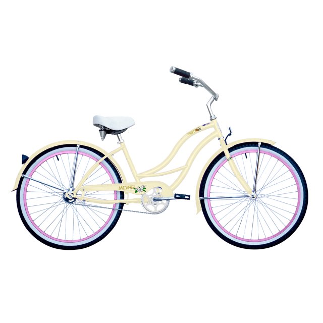 WonderWheels 26" Beach Cruiser Coaster Brake Stainless Steel Spokes One ...