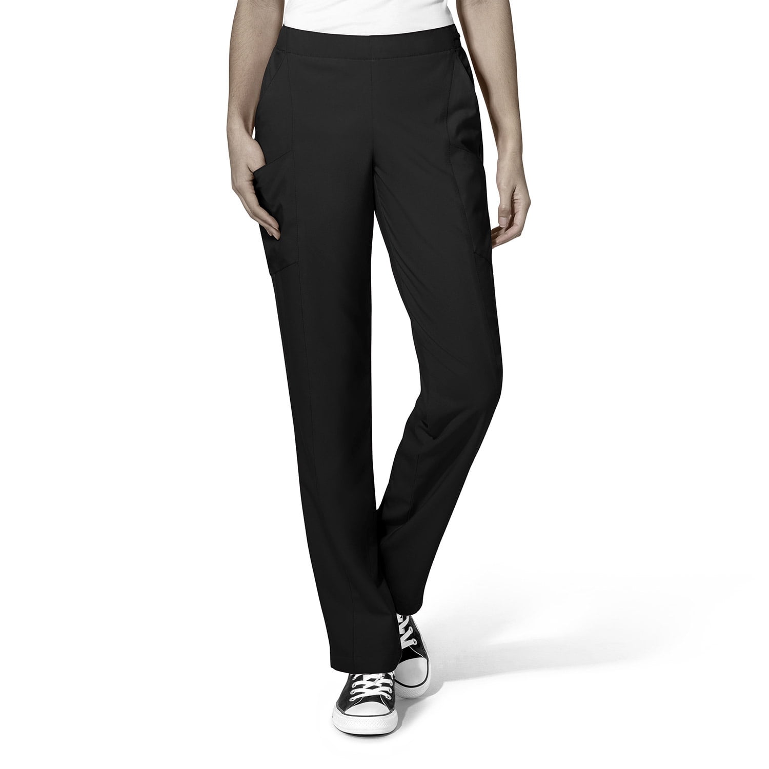 WonderWink W123 5155-Women's Flat Front Cargo Scrub Pant - Walmart.com