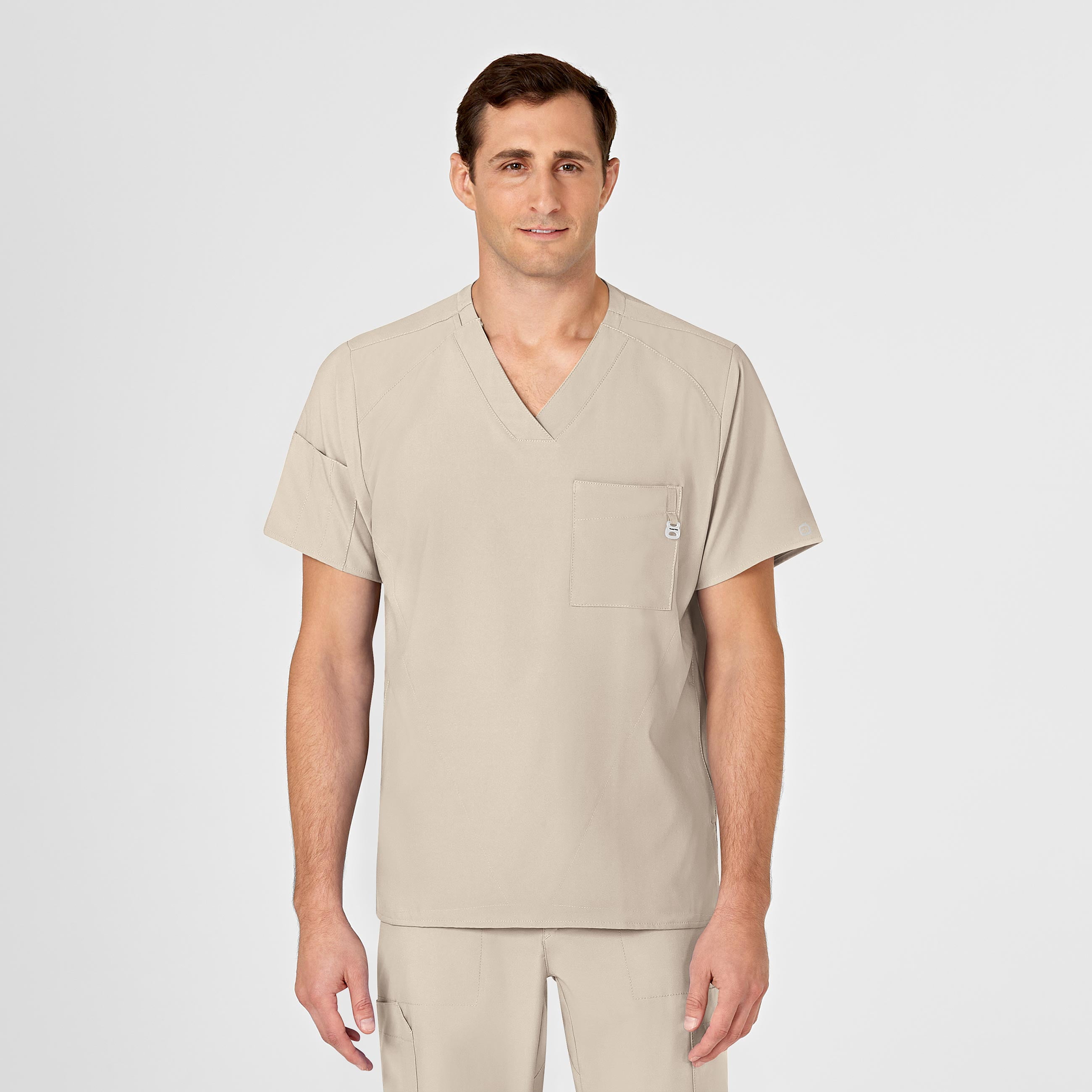 WonderWink W123 6355-Men's V-Neck Scrub Top - Walmart.com