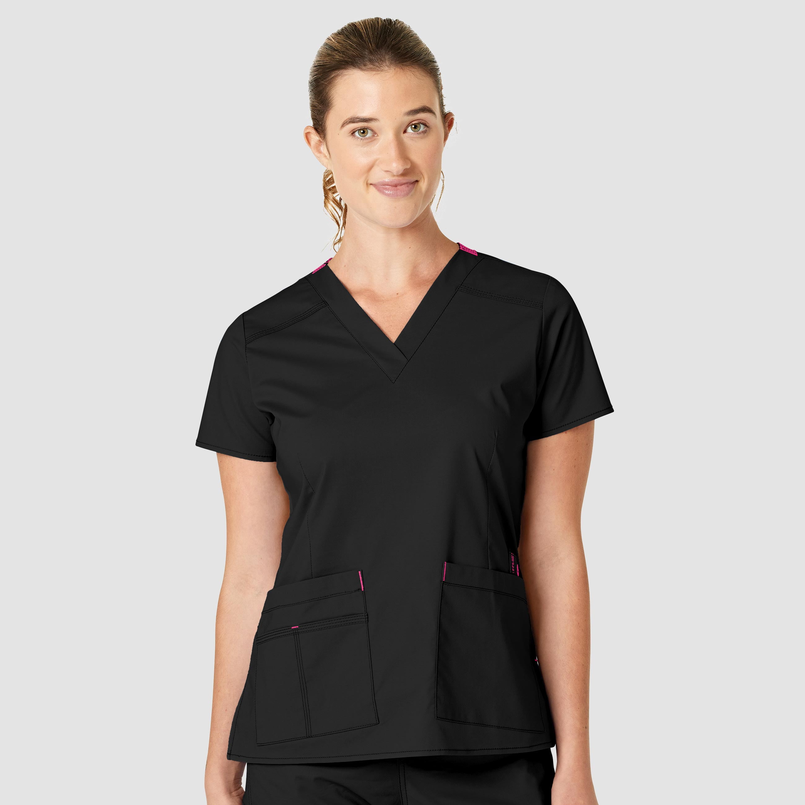 WonderWink WonderFLEX 6108-Verity V-Neck Scrub Top - Walmart.com