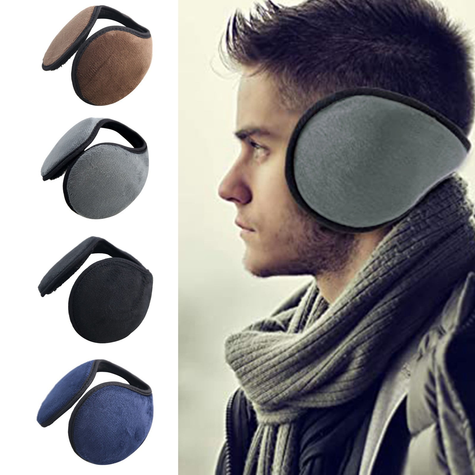 WonderWiz Degrees Women's Winter Ear Warmers | Behind-the-Head ...