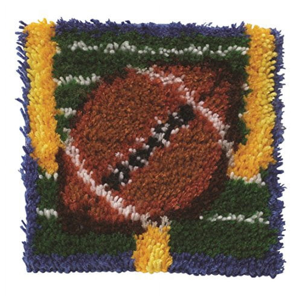 Wonderart Latch Hook Kit 12"X12"-Touchdown - Walmart.com