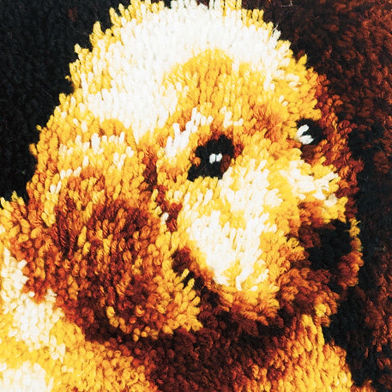 Wonderart Latch Hook Kit - Puppy Love, DIY Pillow Rug for Dogs ...