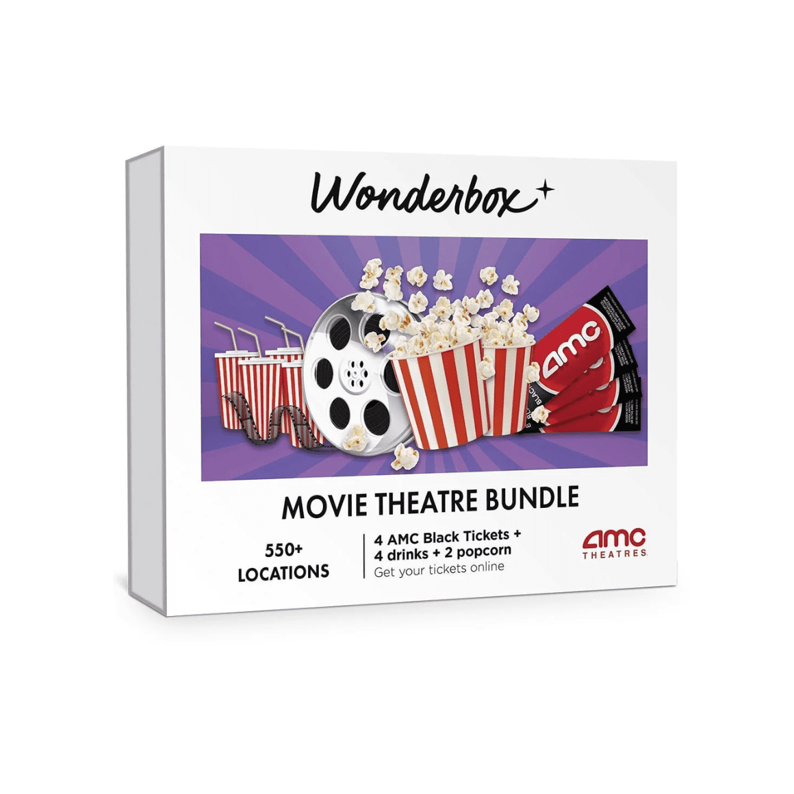 Wonderbox- AMC Movie Tickets Bundle - Movie experience Gift - Walmart.com