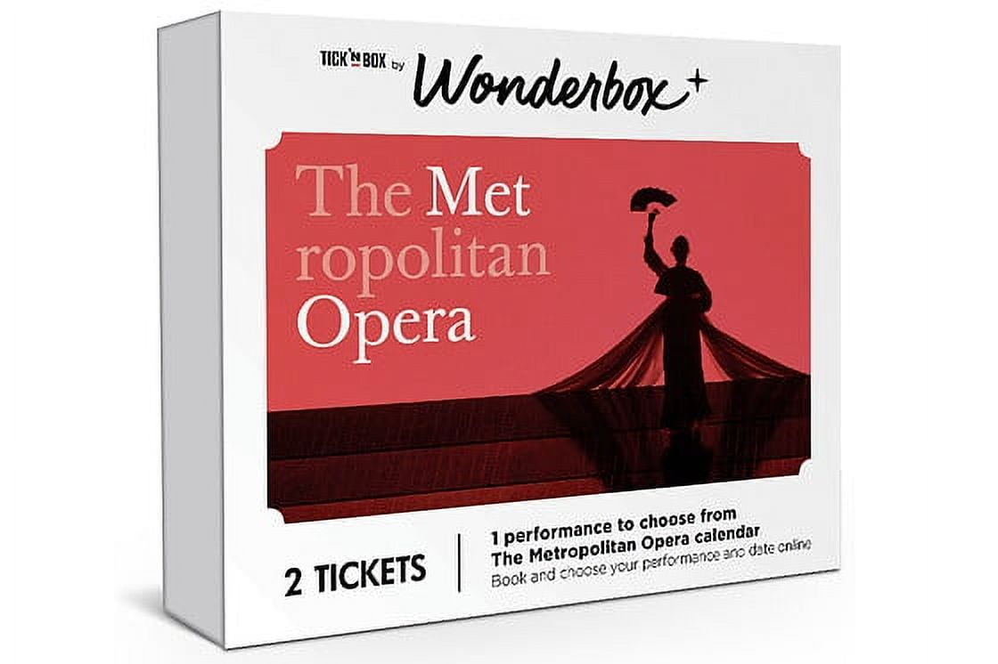 Wonderbox Experience Gift- The Metropolitan Opera NYC- 2 Open Tickets ...