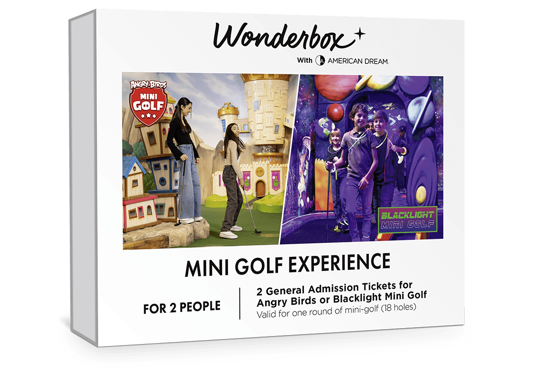 Wonderbox - Mini Golf Experience for 2 People -2 Tickets - Angry Birds ...