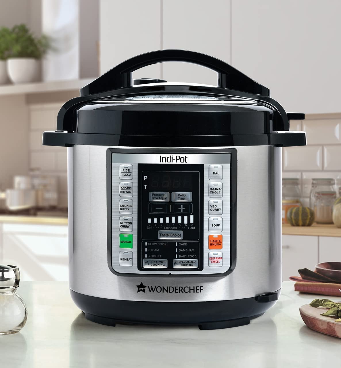 Wonderchef 6 Quart Indian Cooking Multi-use Programmable 7-in-1 ...
