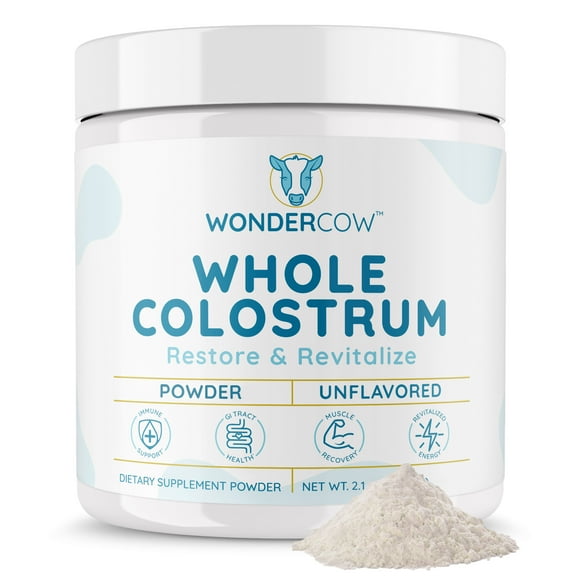 Wondercow Bovine Colostrum Supplement Powder for Gut Health & Immune ...