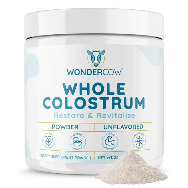Wondercow Bovine Colostrum Supplement Powder for Gut Health & Immune ...