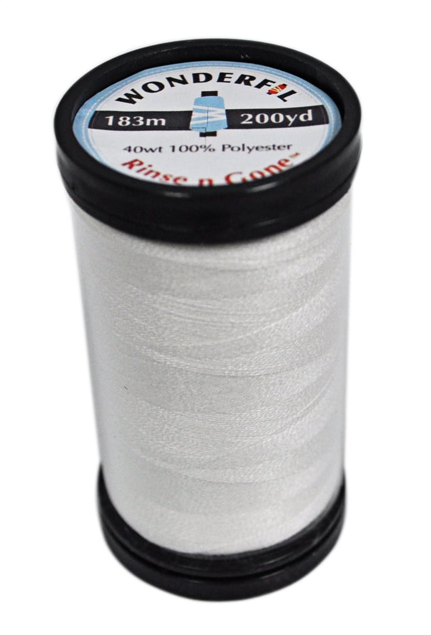 Wonderfill Sewing Rinse 'n Gone Water Soluble Thread for Basting Hems ...