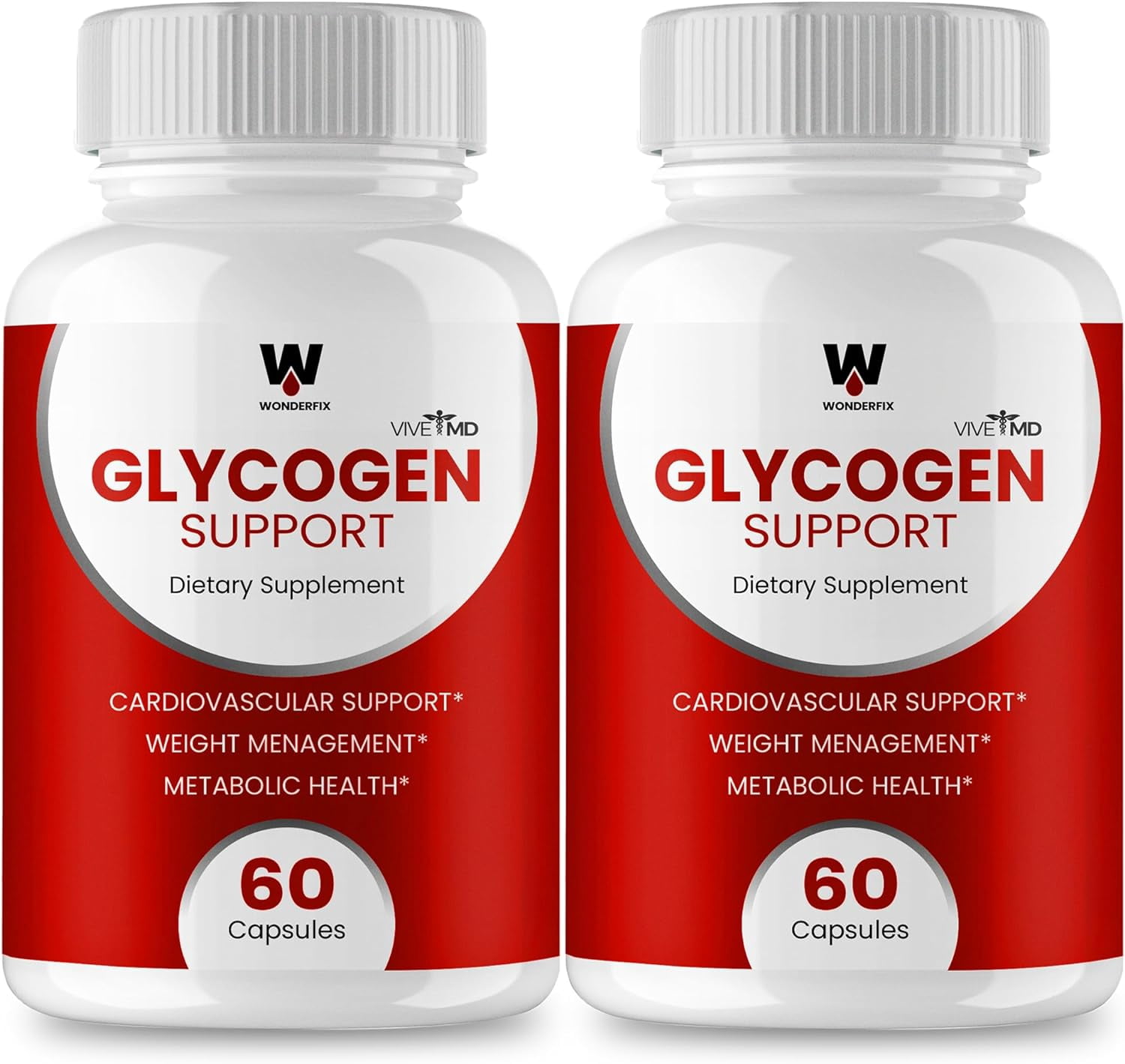 Wonderfix Natural Glycogen Support Capsules with Zinc, Vitamin C, and ...