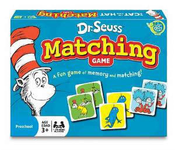 Wonderforge Dr Seuss Matching Preschool Game - Walmart.com