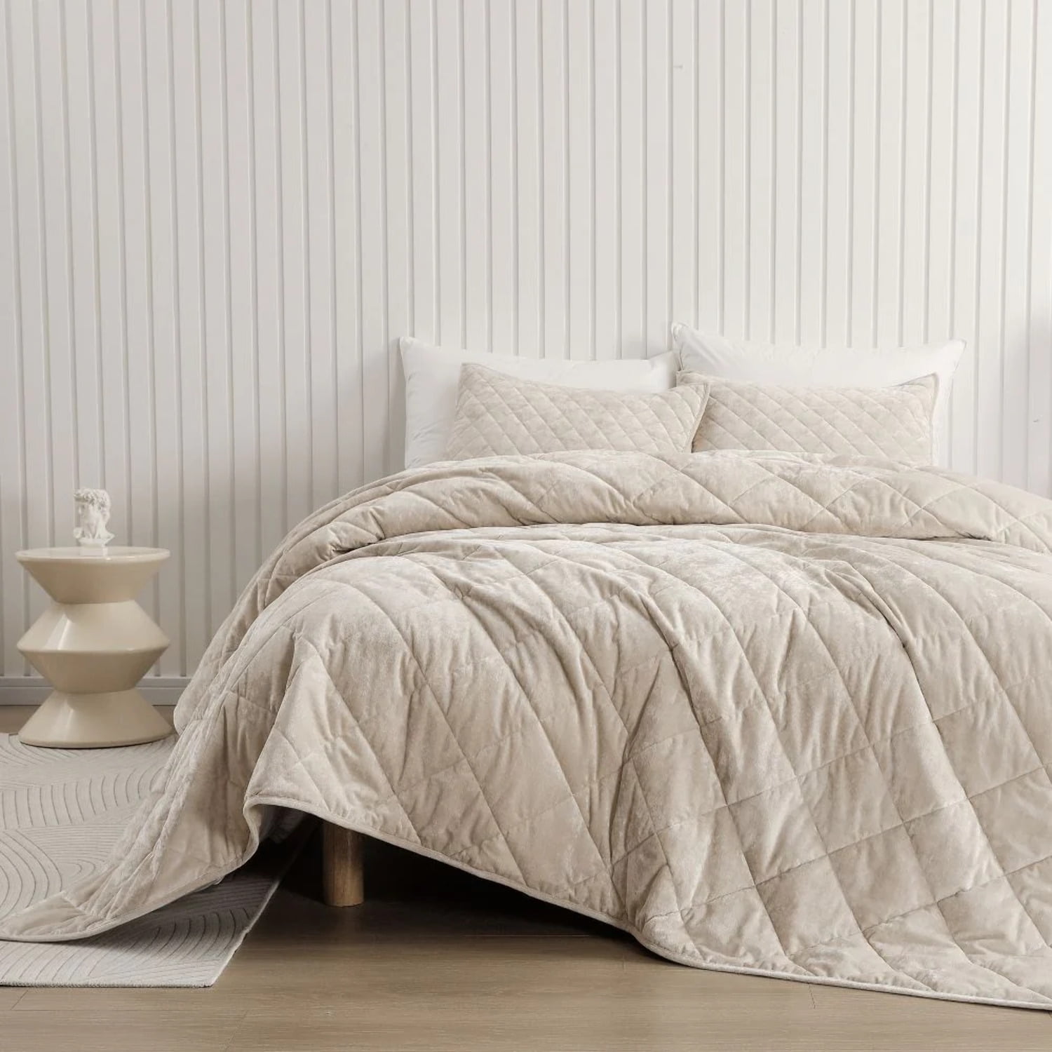 Somerset Home Luxe Americana Caroline Full/Queen Plaid Patchwork 3 ...