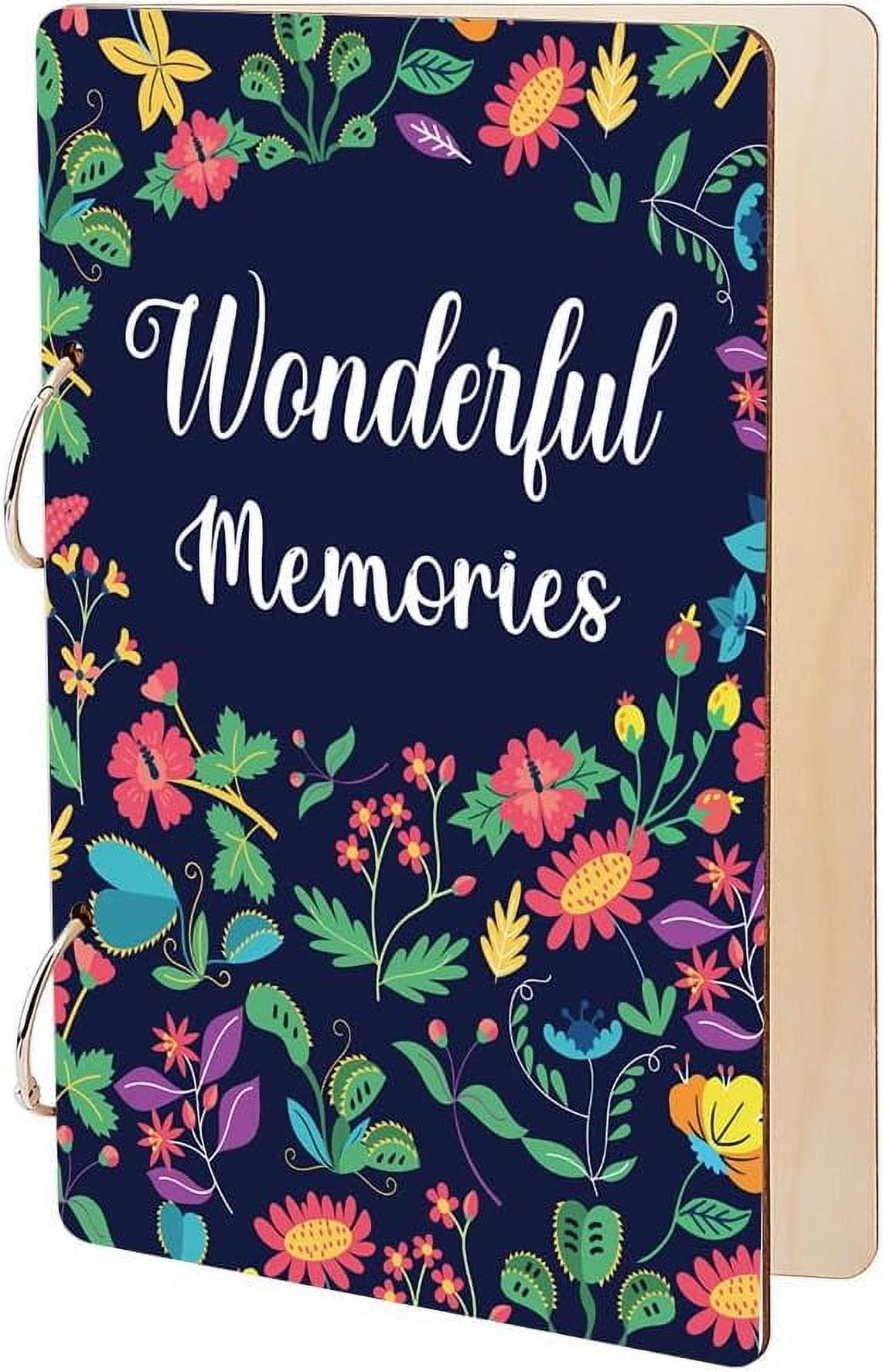 Wonderful Memories Greeting Card Holder Organizer Wooden Card Keeper ...