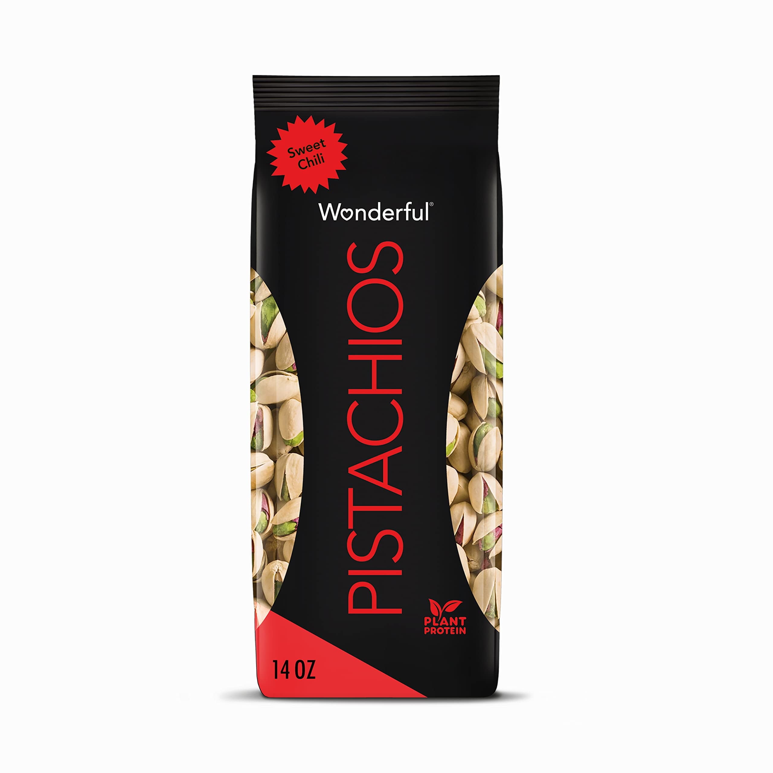 Wonderful Pistachios In Shell, DPF11 Sweet Chili Flavored Nuts, 14 ...