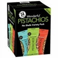 Wonderful Pistachios, No Shell, Variety Pack 7 Sea Salt & Vinegar, 10 ...