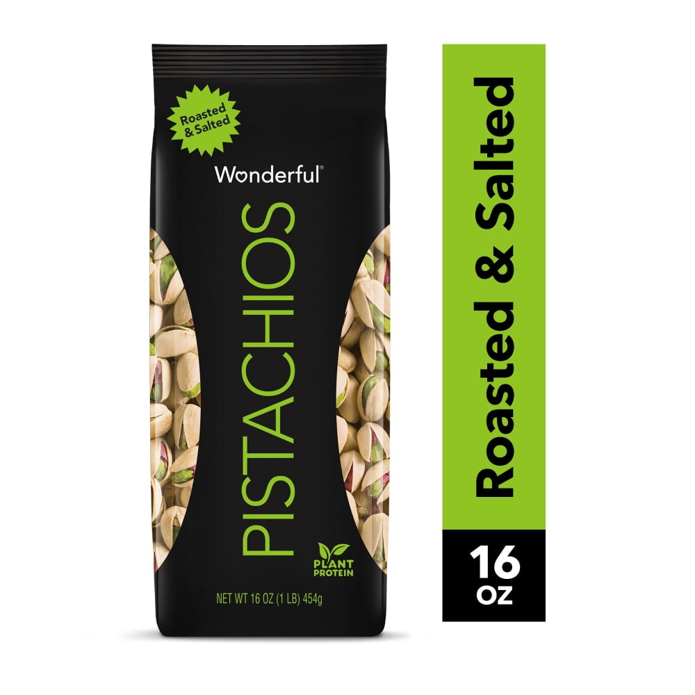 Wonderful Pistachios Roasted Salted Pistachios - Walmart.com