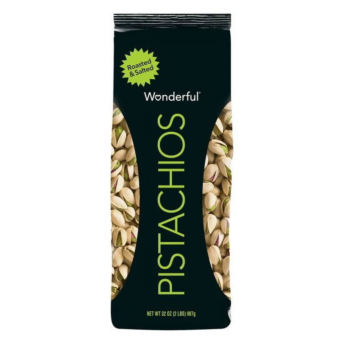 Wonderful Pistachios, Roasted and Salted, 32 Ounce Bag - Walmart.com
