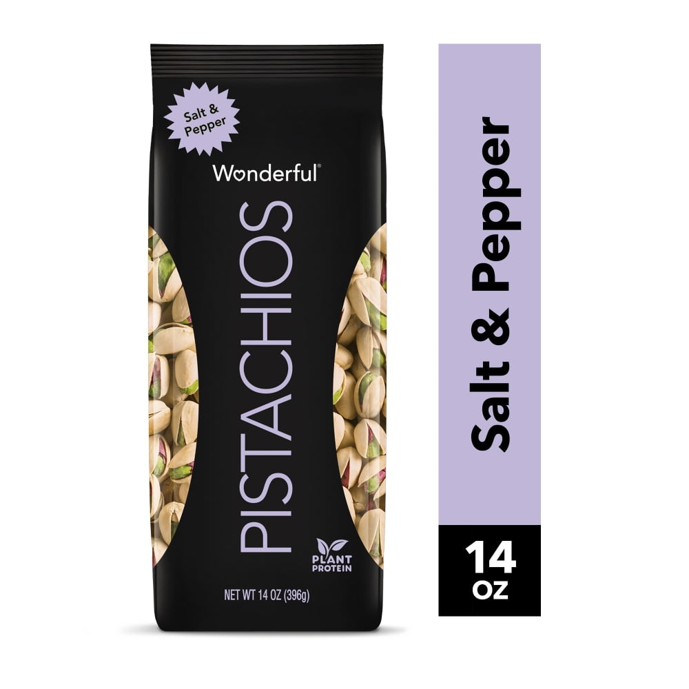 Wonderful Pistachios Salt & Pepper Flavored Pistachios - Walmart.com