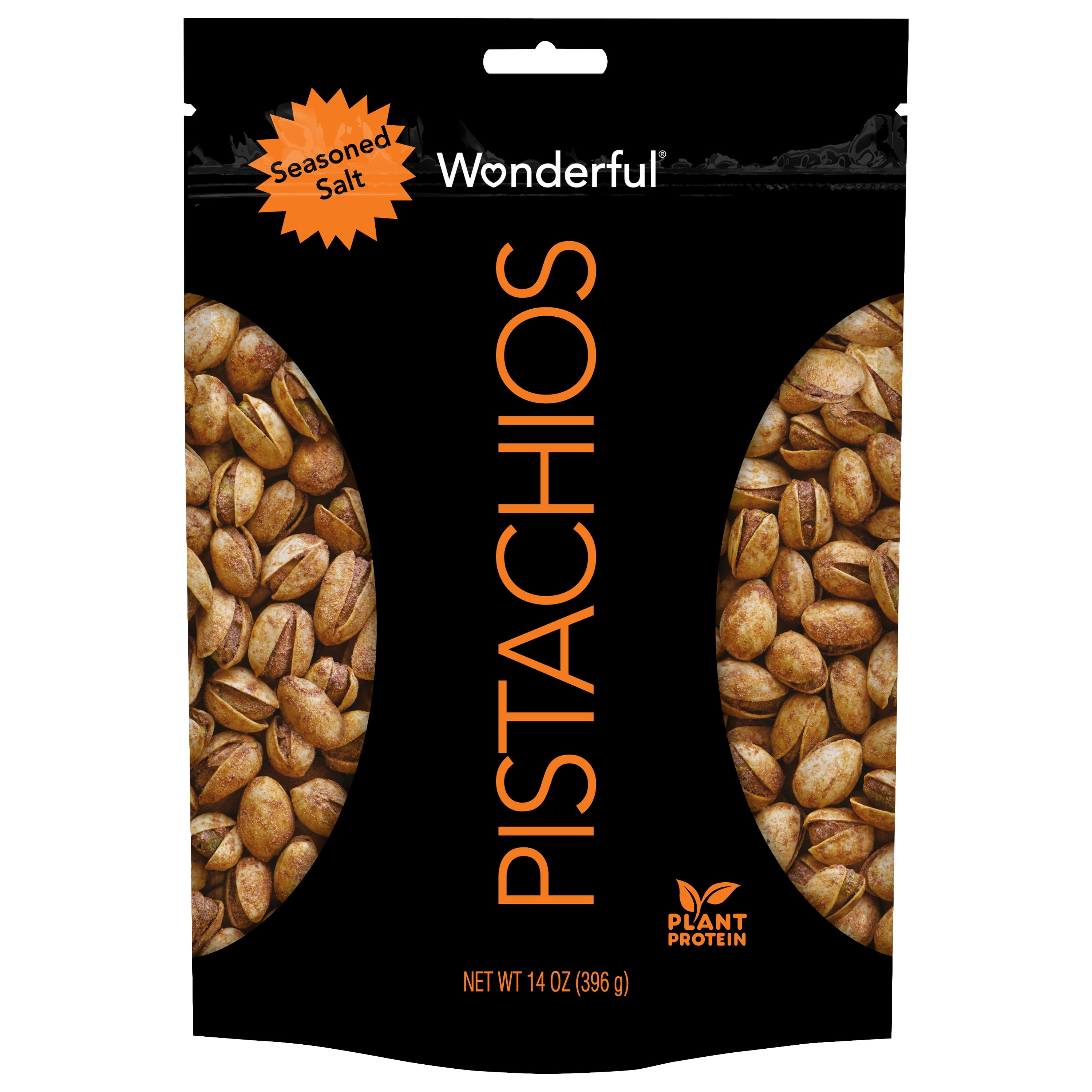 Wonderful Pistachios, Seasoned Salt, 14 Ounce Resealable Pouch ...
