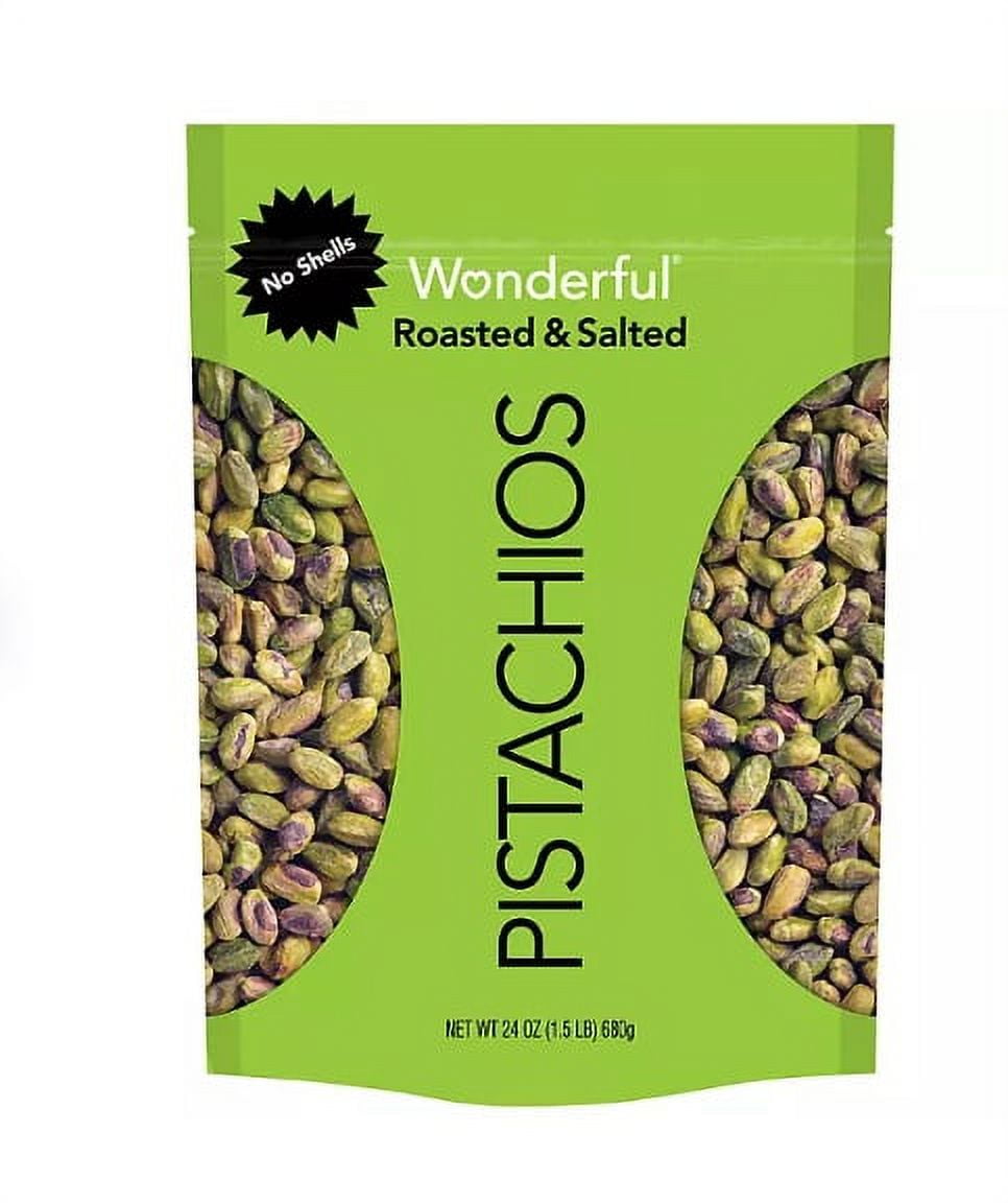 Wonderful Pistachios Shelled, Roasted and Salted (24 oz.) - Walmart.com