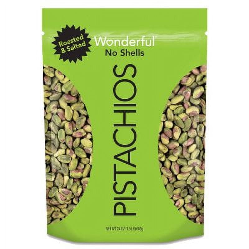 Wonderful Pistachios Shelled, Roasted and Salted (24 oz.) - Walmart.com