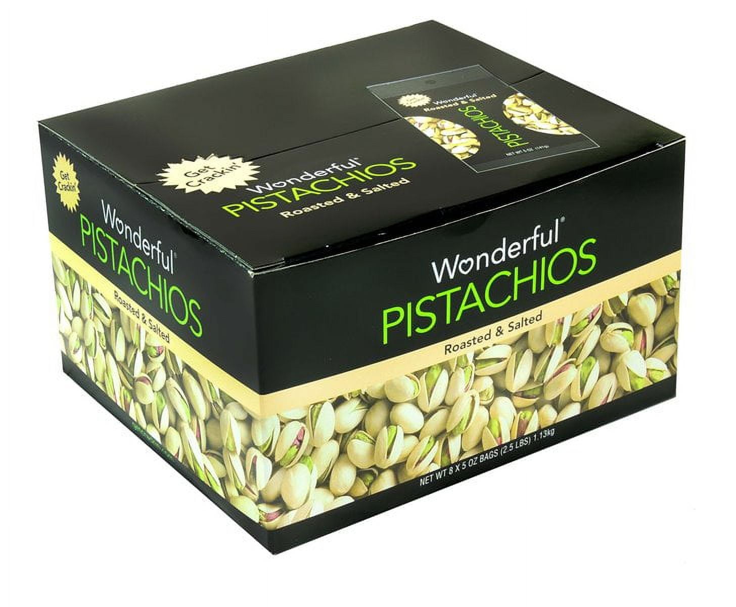 Wonderful , Roasted & Salted Pistachio, Count 8 (5 oz ) - Nut & Dry ...