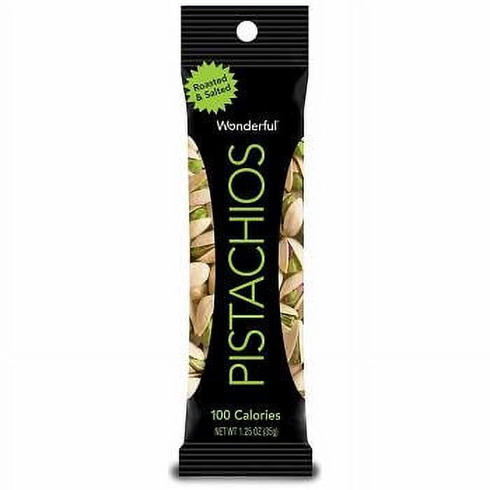Wonderful , Roasted & Salted Pistachio - Tube, Count 12 (1.25 oz ...