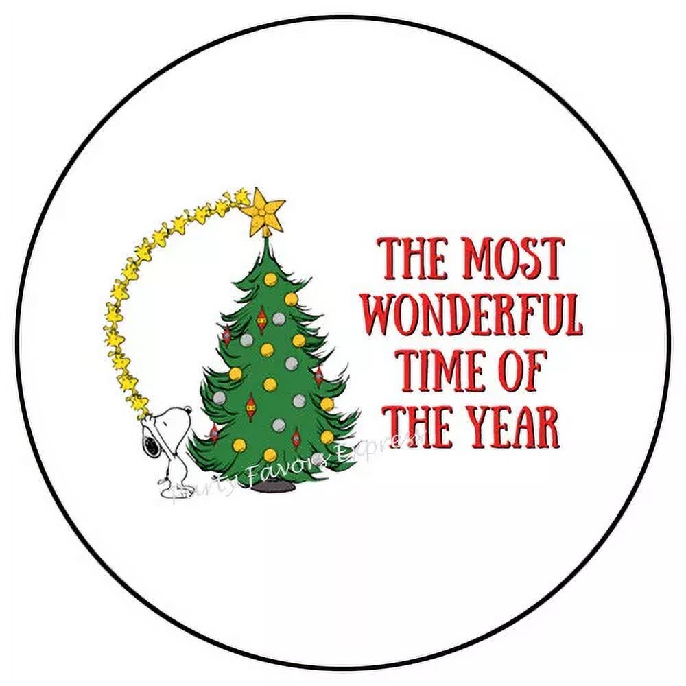 The Most Wonderful Time Of The Year Sticker Party Favors Sticker ...
