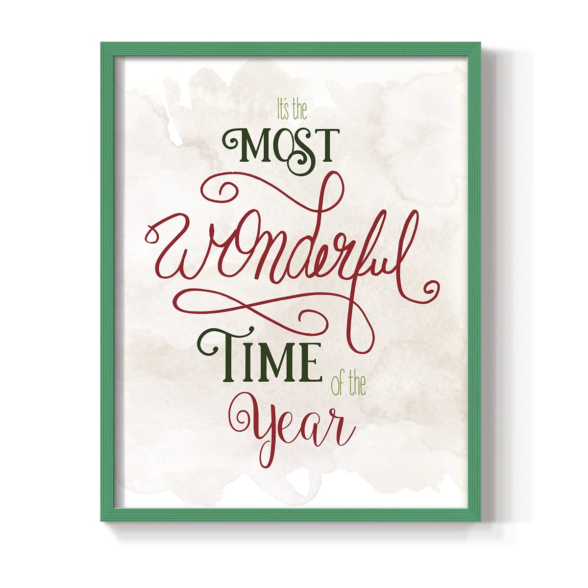 Wonderful Time of the Year Framed Print - Solid Wood in Single Picture ...
