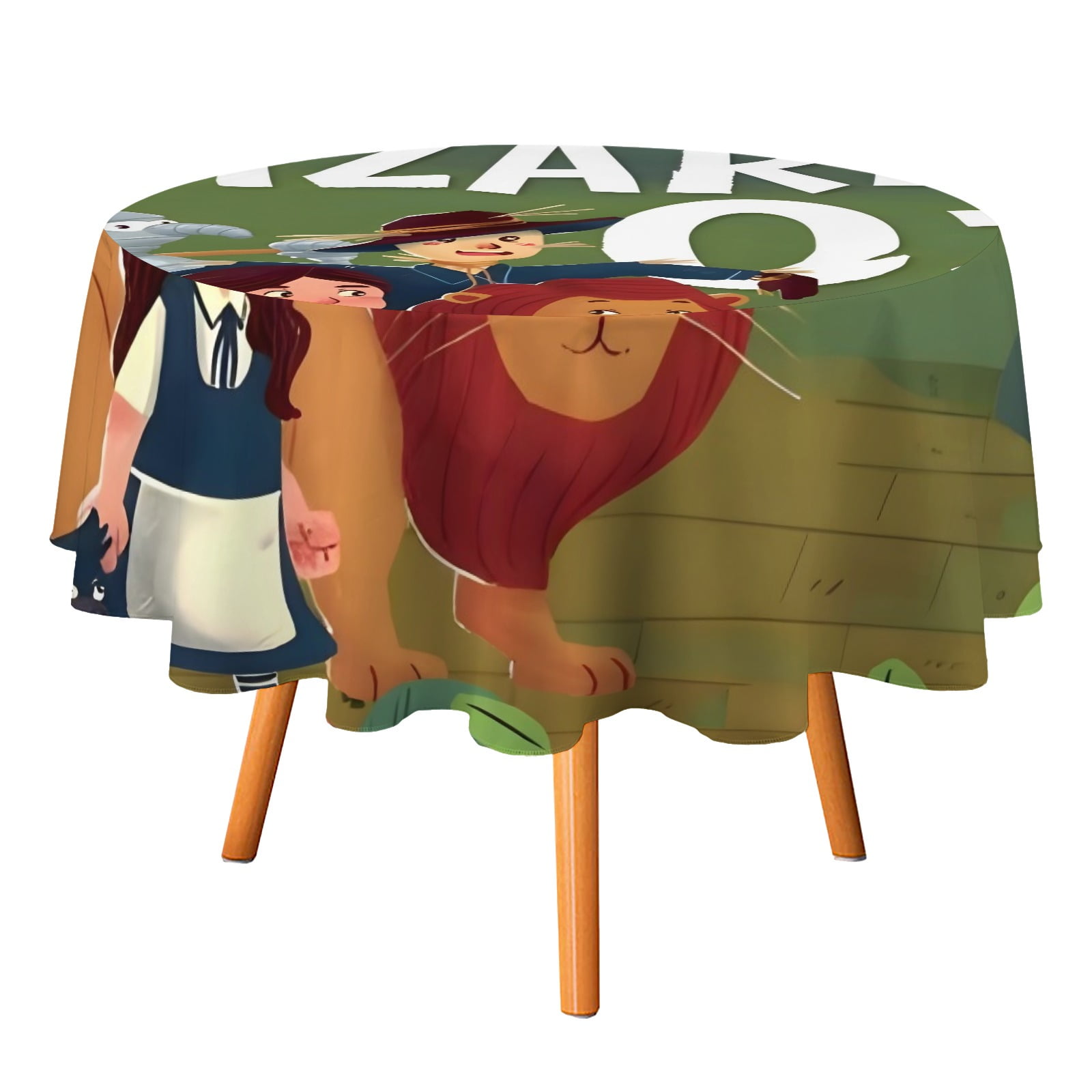 The Wonderful Wizard of Oz-Theme Round tablecloth has an iconic print ...