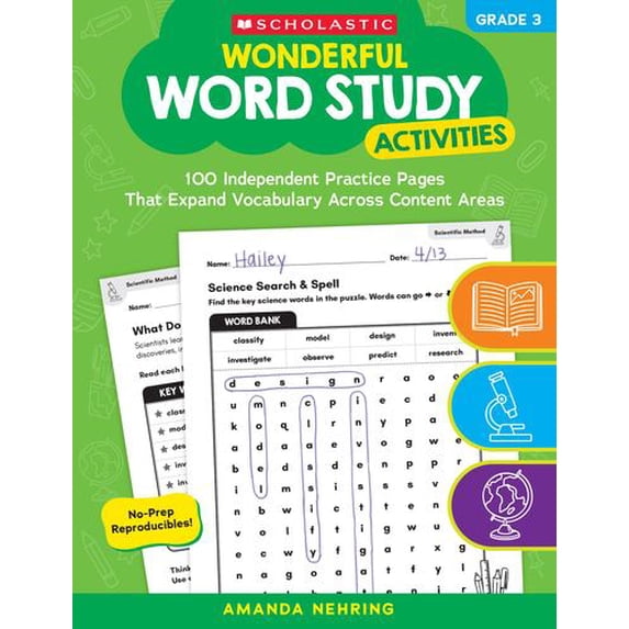 Wonderful Word Study Activities: Grade 3: 100 Independent Practice ...
