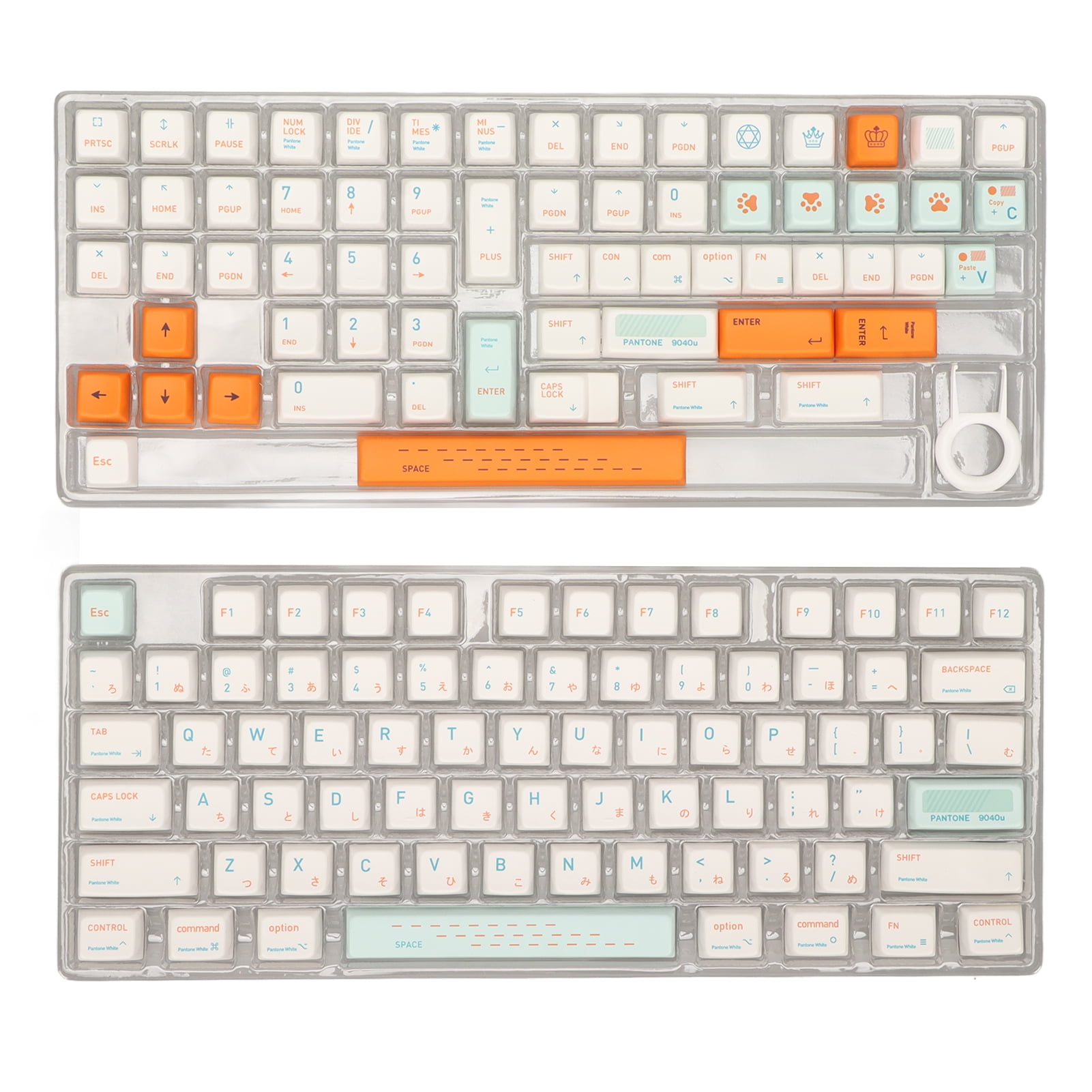 WonderfulMart 138 Keys Mechanical Keyboard Keycaps Heat Lifting Process ...