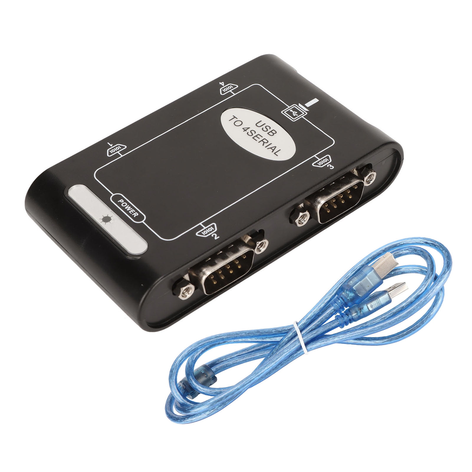 WonderfulMart USB to Serial Adapter 4 RS232 Port COM Reserve Feature ...