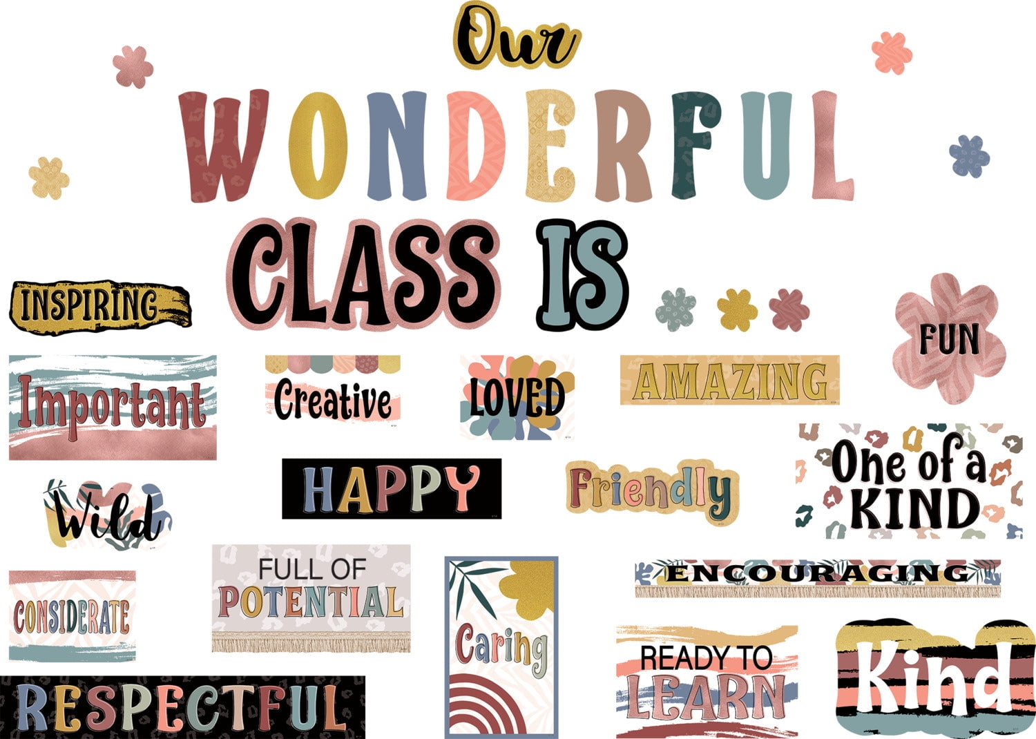 Wonderfully Wild Our Wonderful Class Mini Bulletin Board [TCR6680 ...