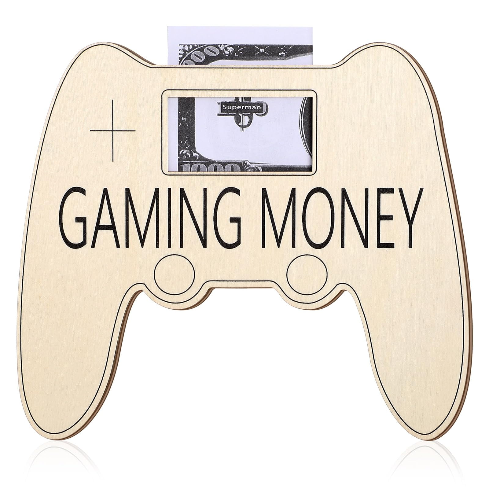 Wonderjune Video Game FEV6 Money Gift Card Holder Gaming Wooden Money ...
