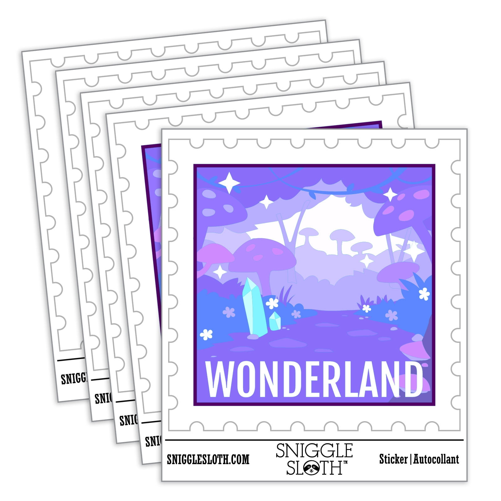 Wonderland Alice Fantasy Forest Destination Car Window Bumper Water ...
