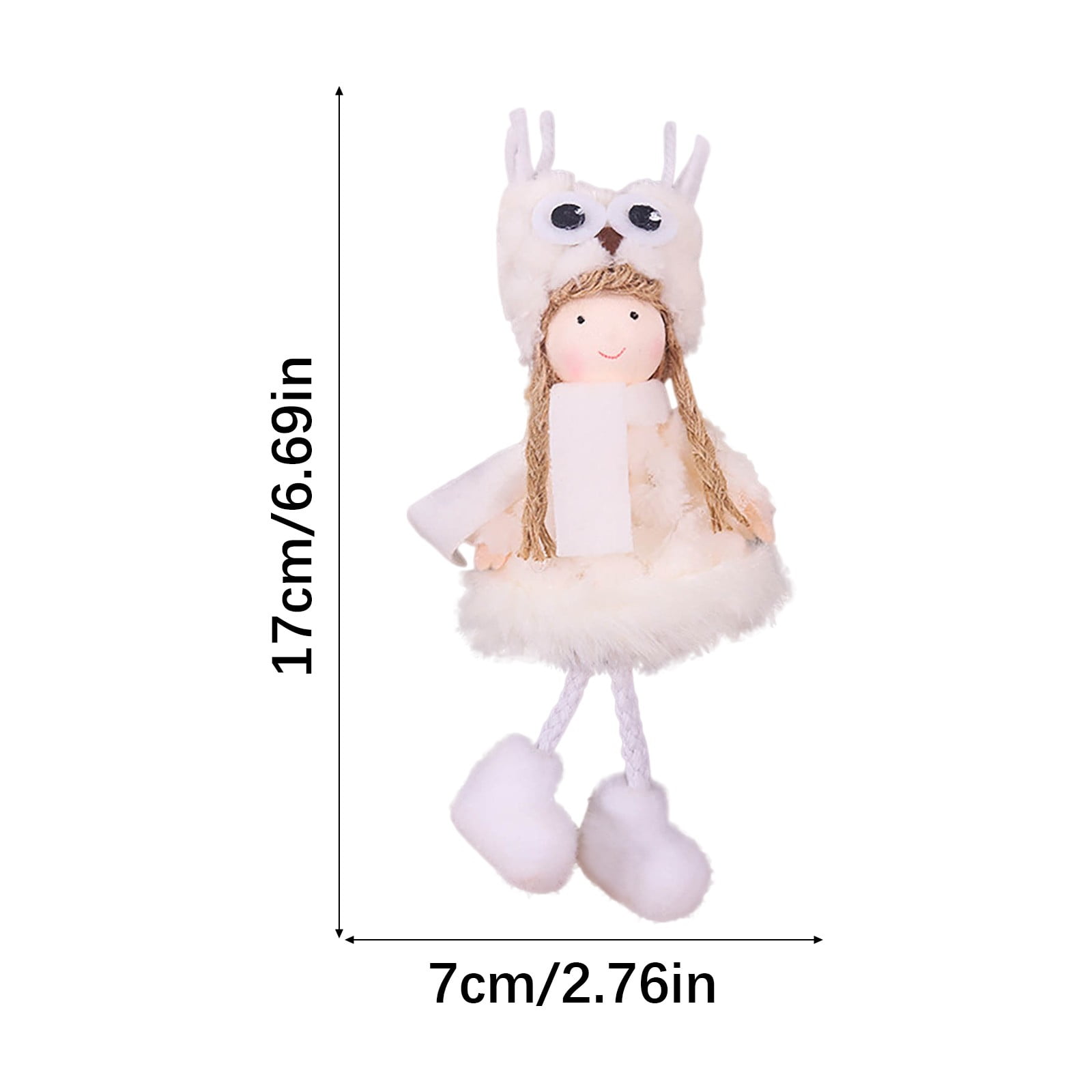 Wonderland Angel Doll Ornament Plush Christmas Tree Decoration Fall ...
