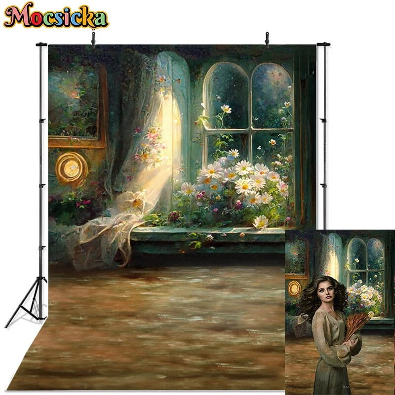 Wonderland Castle Photography Background Garden Flowers Decorative ...