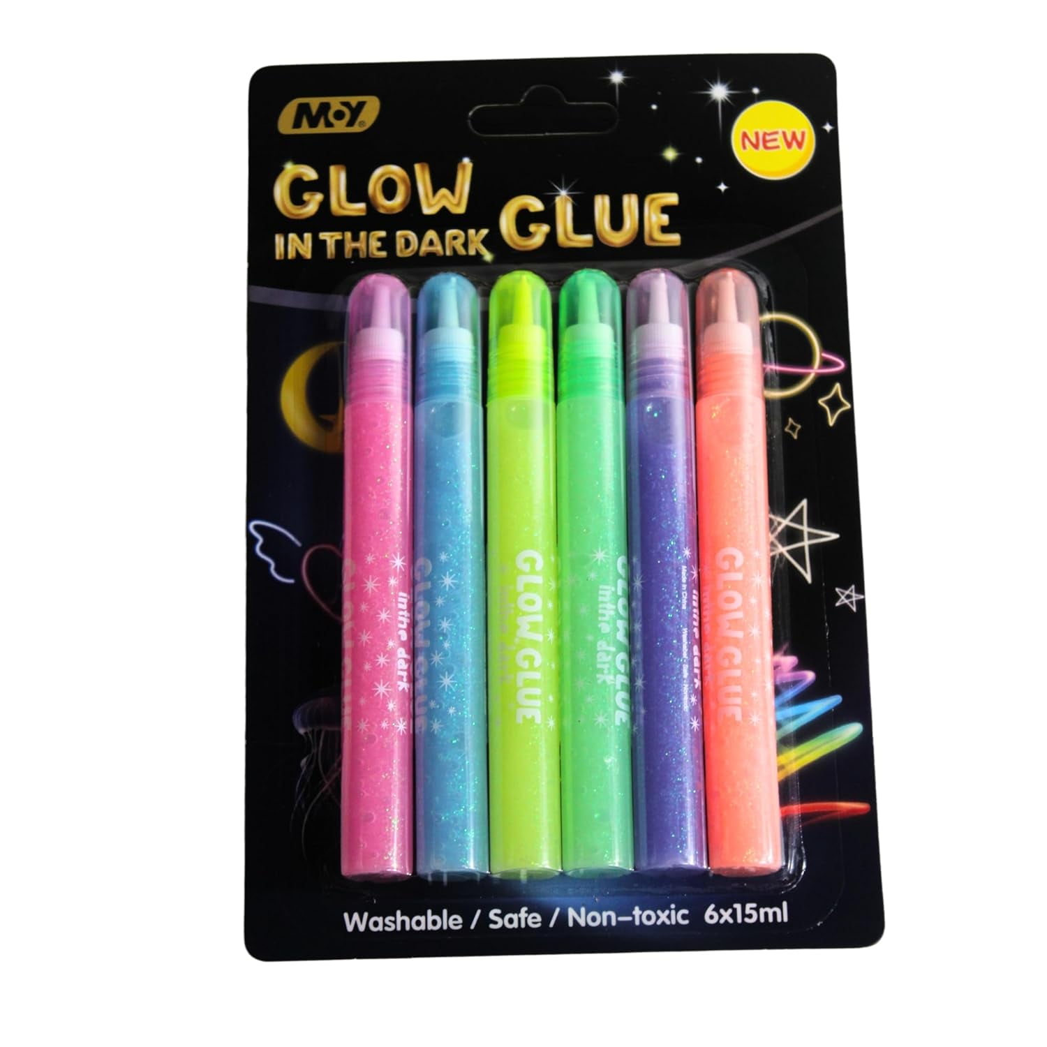 Wonderland Glitter Water GlueColor Drawing Glitter Dries Fast Glow in ...