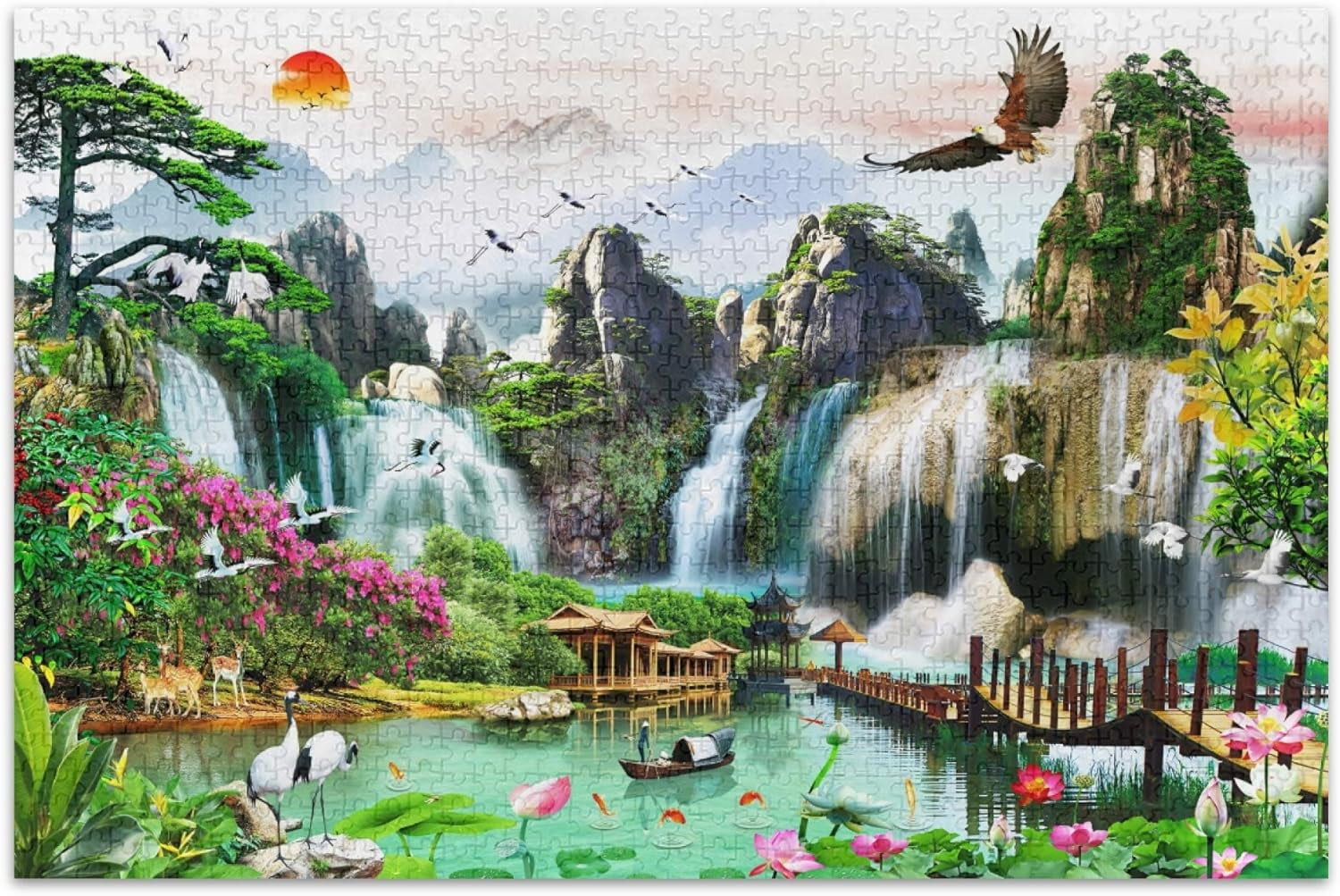 Wonderland Jigsaw Puzzle 500 Pieces for Adults Teens Kids, Fun Puzzles ...