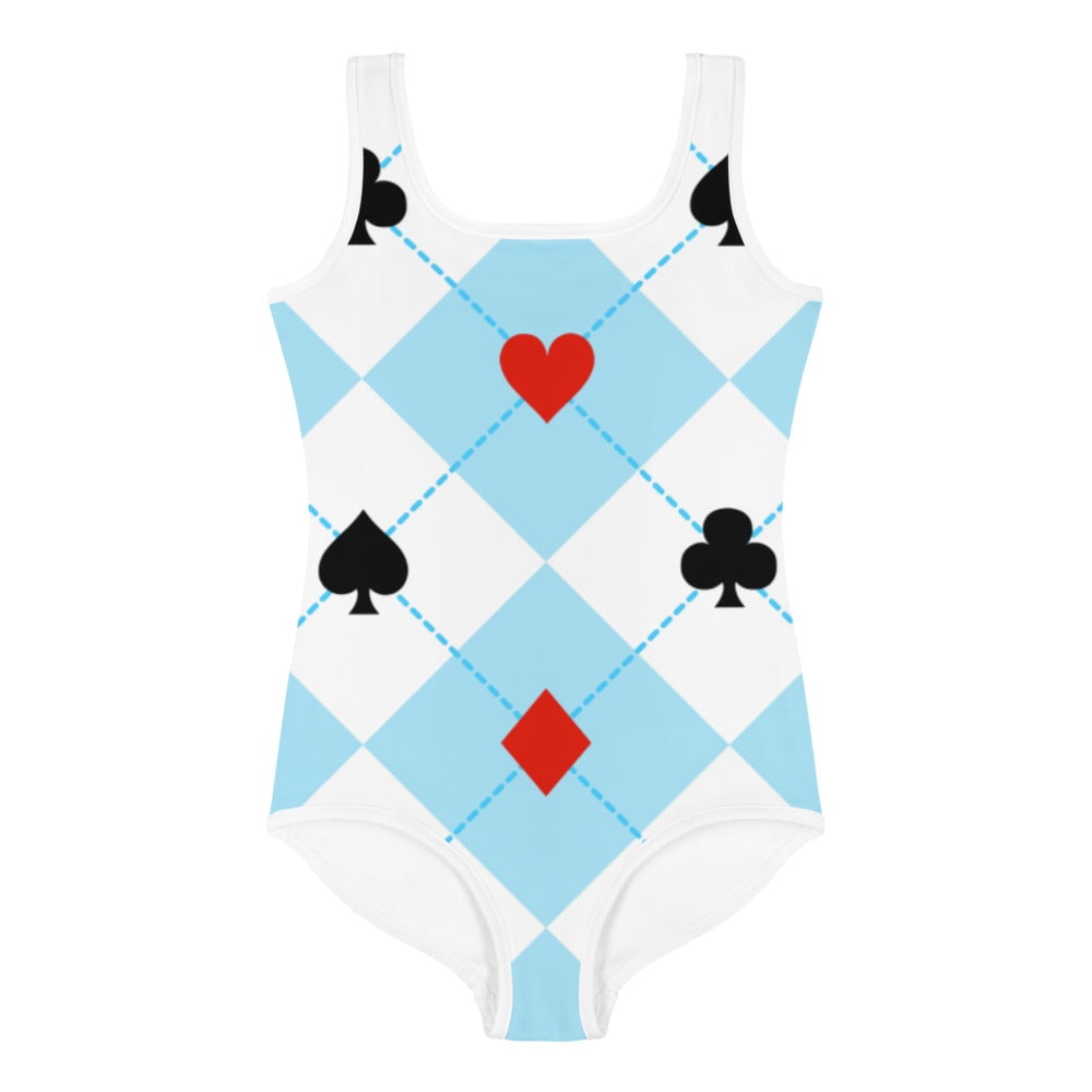 Wonderland One Piece Girls Swimsuit