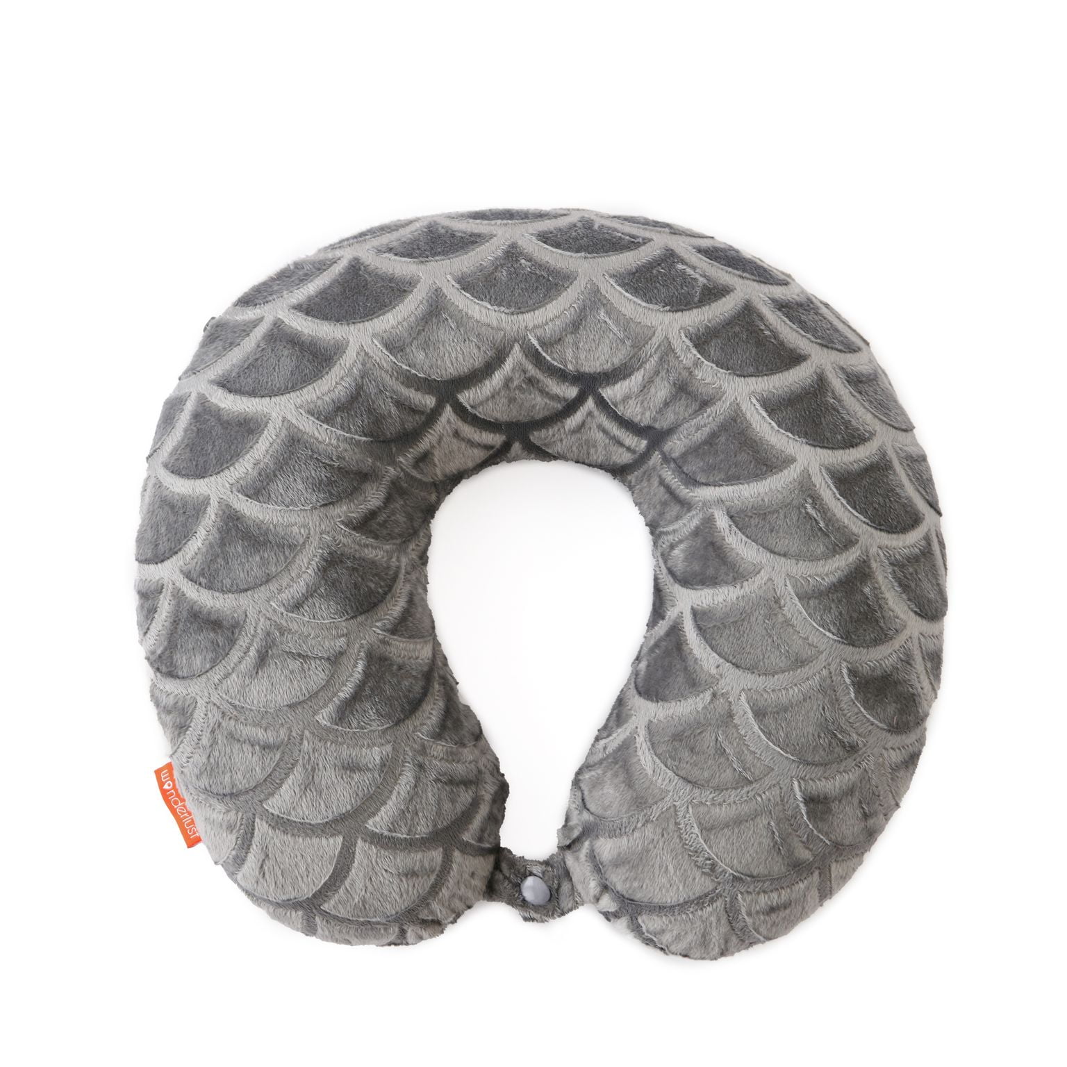 Wonderlust Mink Memory Foam Travel Neck Pillow with Embossed Design ...