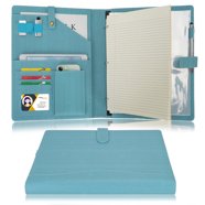 ProCase 3-Ring Padfolio Organizer - PU Leather Folder for Resume ...