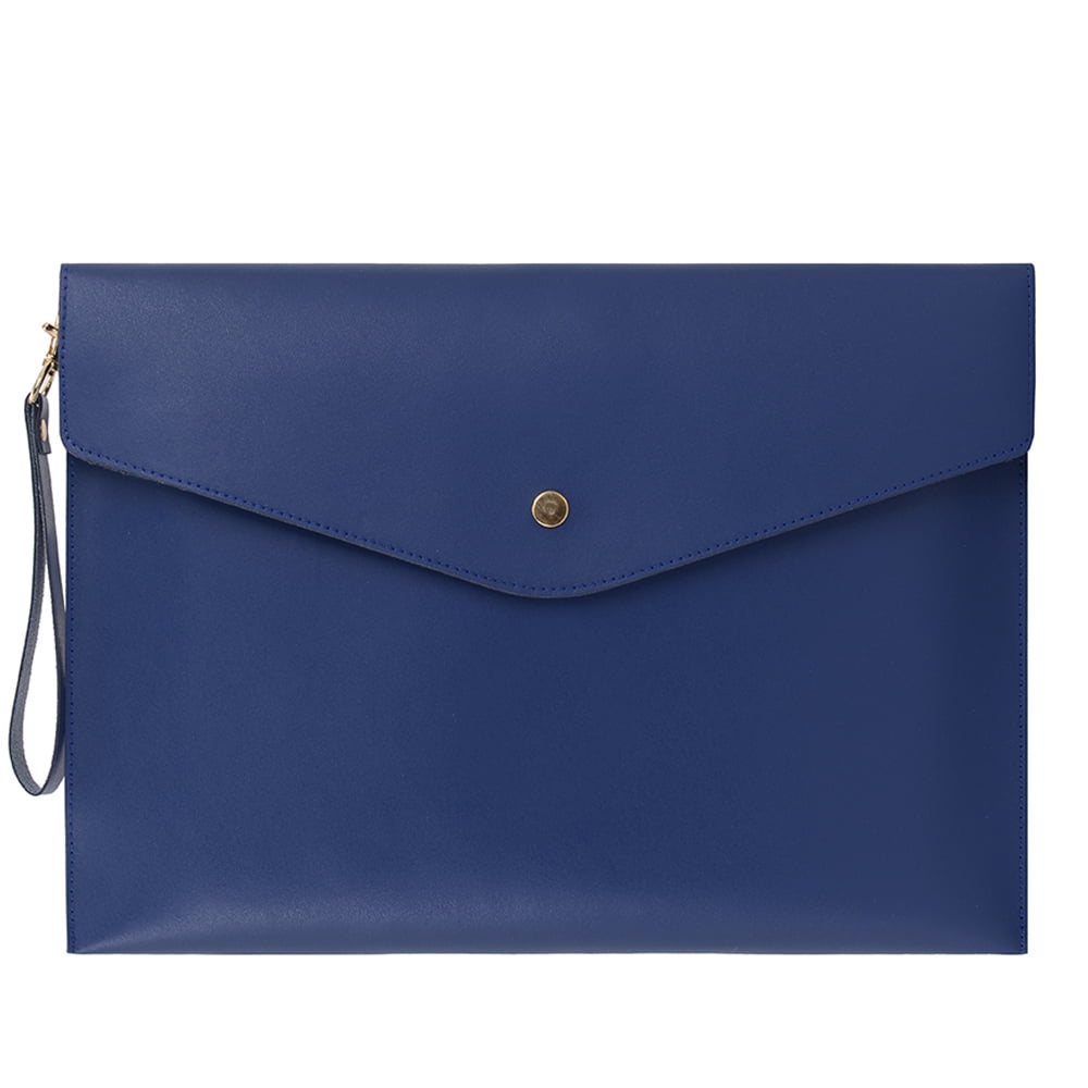 Wonderpool A4 Real Leather Multifunction Portfolio Envelope File Holder ...