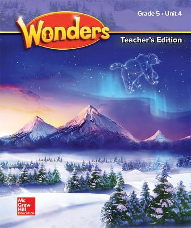 Wonders Grade 5 Teacher's Edition Unit 4 9780076848553 0076848558 - New ...